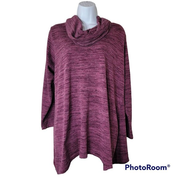 Grace Perfect Fit | Sweaters | Grace The Perfect Fit Womens Purple Cowl ...